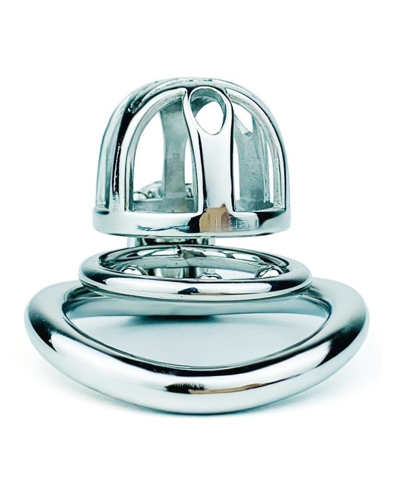 Cage de chastete en metal Trig Cage 4 x 3.5cm Taille 50 mm pas cher...
